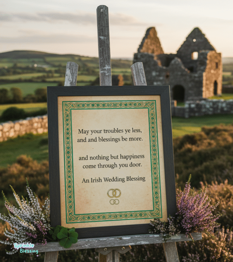 Funny & Creative Irish Wedding Blessings, Toasts
