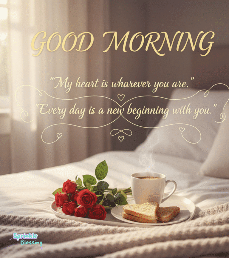 Romantic Good Morning Love Messages and Wishes