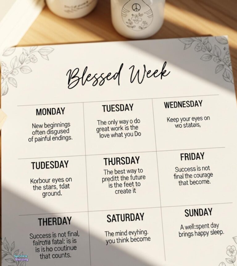 100+ Blessed Week Quotes, Wishes, Messages